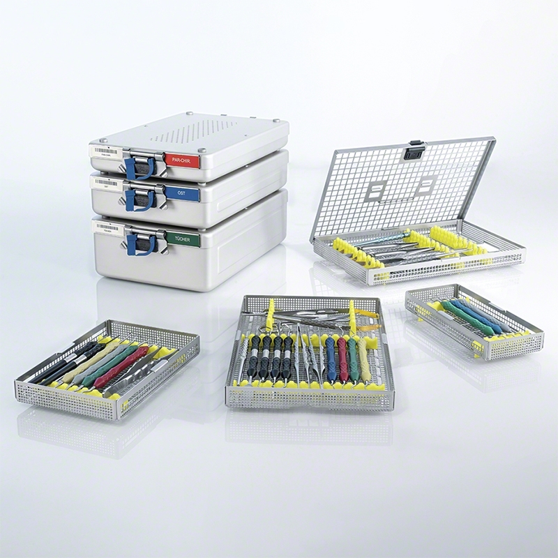 Reprocessing of dental instruments with tray system - B. Braun