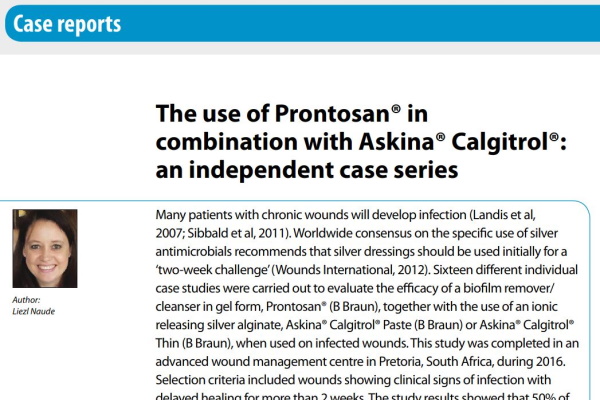 Prevent and treat wound infection in chronic wounds